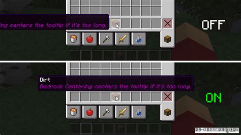 Скачать Adaptive Tooltips для Minecraft 1194