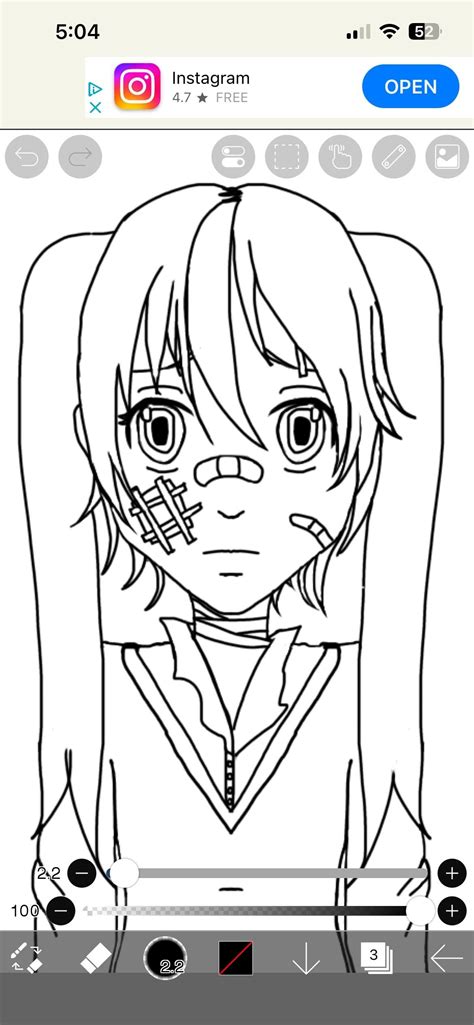 My First Time Drawing Rolling Girl Rhatsunemiku