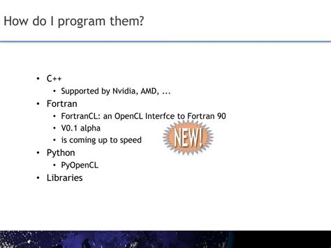 Ppt Opencl Framework For Heterogeneous Cpugpu Programming Powerpoint