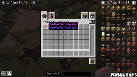 Мод на незеритовый компас Netherite Compass 12141204 Моды для
