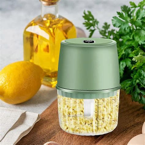 Usb Electric Garlic Chopper 250ml Portable Wireless Food Chopper Small