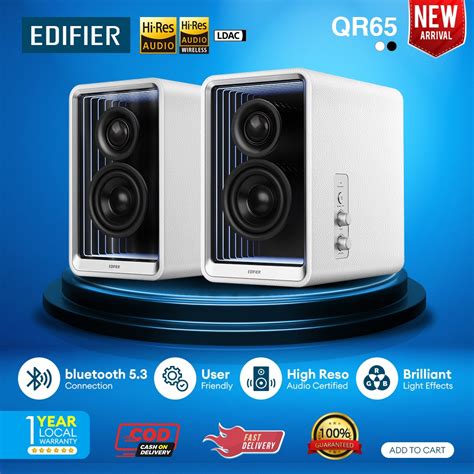 Edifier Qr65 Halo 20 Edifiers Most Special Shelf Speaker Shopee