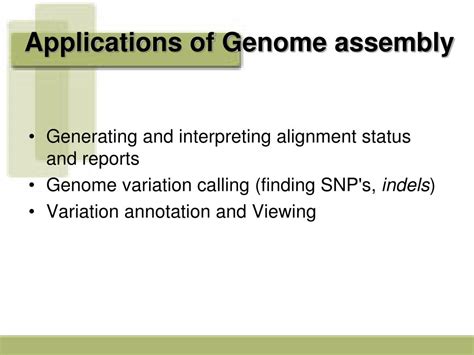 Ppt Genome Alignment And Assembly Powerpoint Presentation Free Download Id3406201