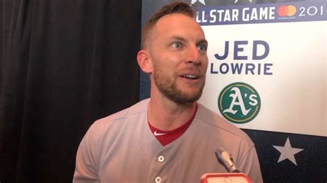 Jed Lowrie On Making His First All Star Game 07 16 2018 Athletics