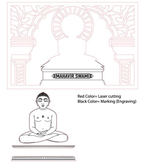 Premium Art Bhagwan Mahavir Swami Artelora