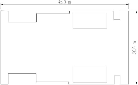 Plan View Of The Foundation Slab 72 Download Scientific Diagram