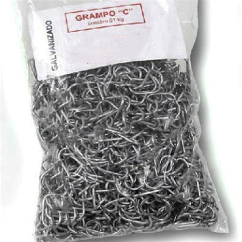 Grampo C Tapeceiro Pacote 1 Kg Jeova Couros