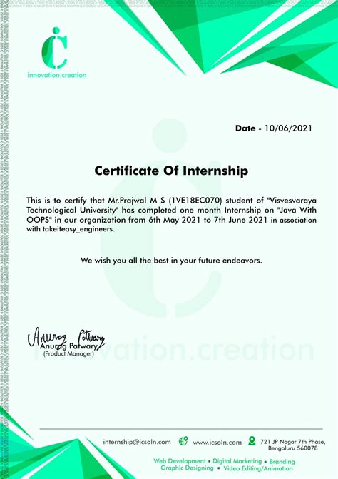 Prajwal M S On Linkedin Java Javadeveloper Internship Project