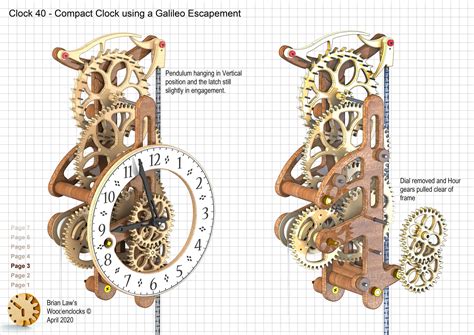 Clock 40 Compact Clock Brian Laws Woodenclocks