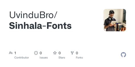 Github Uvindubrosinhala Fonts