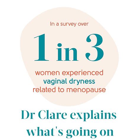 Vaginal Dryness Is A Very Common Symptom Of The Menopause Many Women