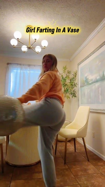 Fart In The Vase 💨🌸 😂👀 Girl Farting Shorts Fartprank Fartshorts