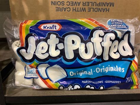 Jet Puffed Original Marshmallows 24 X 250g