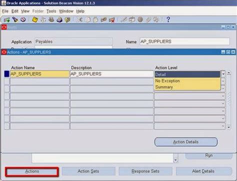 Oracle Applications Oracle Alerts