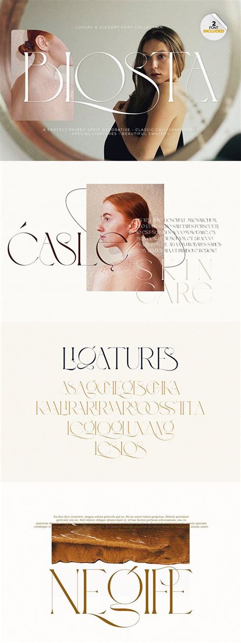 Blosta Font Duoserif And Script Elegant Font Wedding Logos Fonts Design