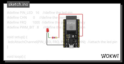 Led Brightness Pwm Control Wokwi Esp32 Stm32 Arduino Simulator
