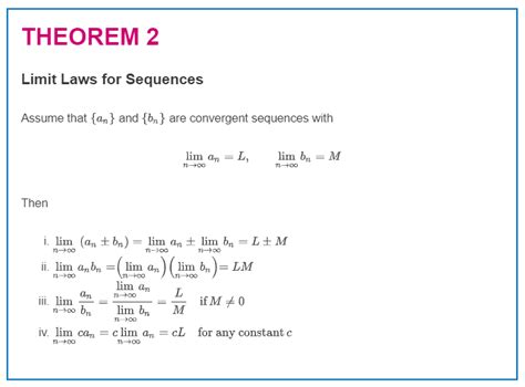 Solved Use The Appropriate Limit Laws And Theorems To