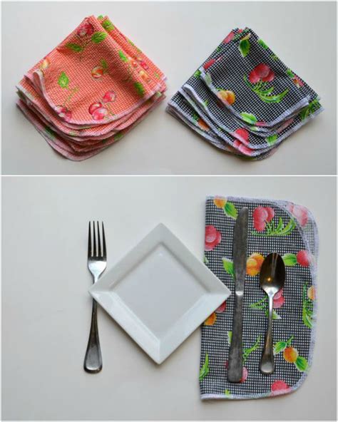 Diy Reusable Napkins At Michelle Owen Blog