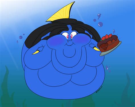 Dory Eats 1 3 Commission By Jeledraws On Deviantart