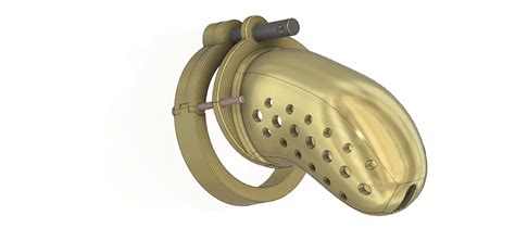 Stl File Male Fix Chastity Composite Device Cock Cage Penis Ring