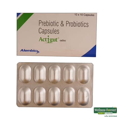 Buy Actigut 10 Capsules Online At Best Prices Wellness Forever