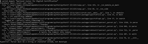 Typeerror Parser Must Be A String Or Character Stream Not Nonetype