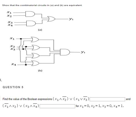 Solved 1 Question 1 Write Boolean Expressions To Describe