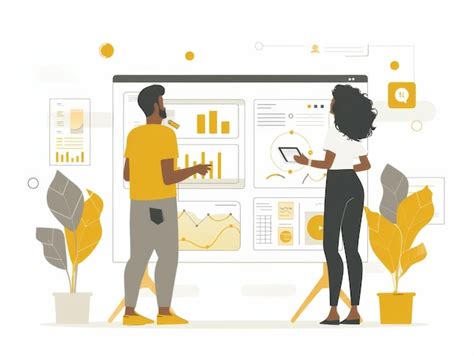 Premium Photo Flat Illustration Of User Testing Session