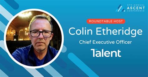 Colin Etheridge On Linkedin 5thannualascentconference