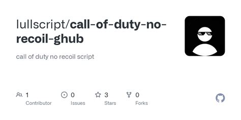 Github Lullscriptcall Of Duty No Recoil Ghub Call Of Duty No Recoil