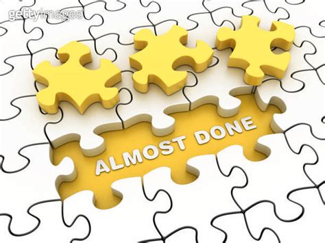 Puzzle With Almost Done Phrase 이미지 1707689193 게티이미지뱅크