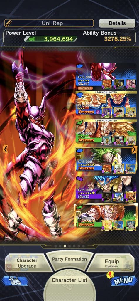 Good Team Prepping For Buu Bros Equips R Dblegendsreddit