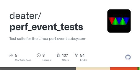 github deater perf event tests test suite for the linux perf event