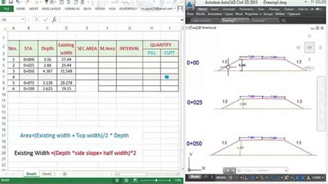 Earthwork Calculation Excel Sheet The Earth Images Revimageorg