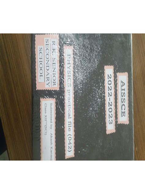 Physics Practical File Pdf