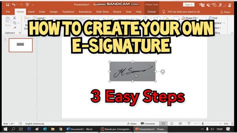 HOW TO CREATE E SIGNATURE PAANO GUMAWA NG E SIGNATURE YouTube
