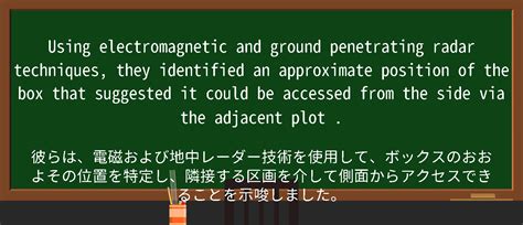 【英単語】adjacent Plotを徹底解説！意味、使い方、例文、読み方