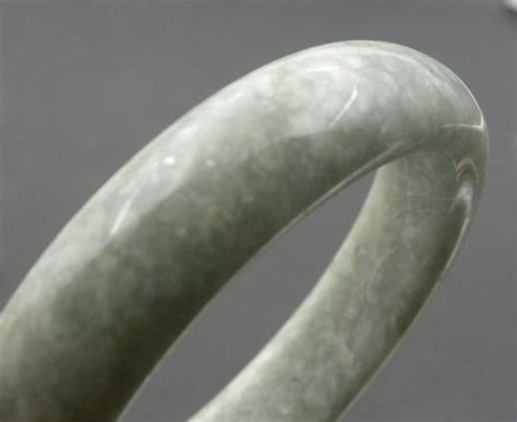 Pale Green Jade Bangle 69cm Inside Measurement