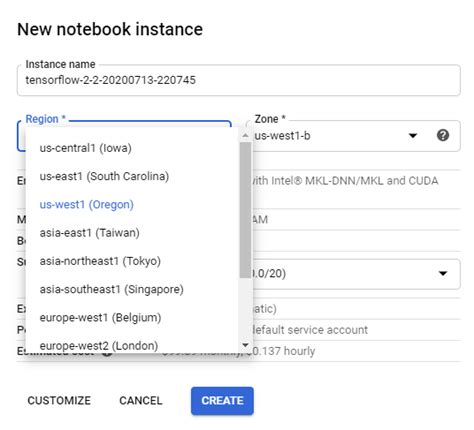 Create Ai Platform Notebooks Instance In Shared Vpc Without Service Availability