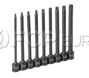 38 Drive 9 Piece 6 Length Grey Pneumatic Corp 1206t Fcp Euro