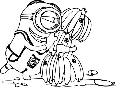 Girl Minion Coloring Page At Free Printable