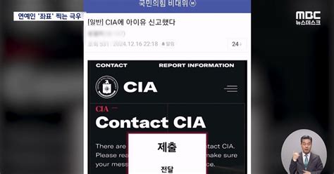 탄핵 집회 후원 연예인 미 Cia에 고발 인증 극우 네티즌 마녀사냥