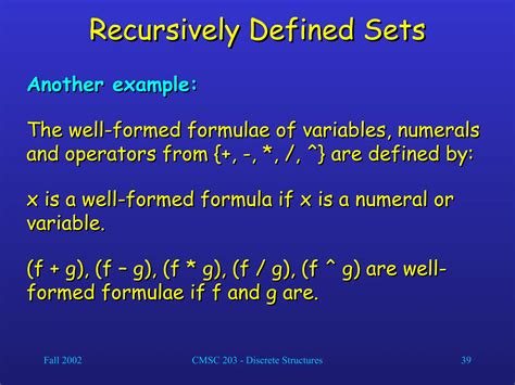 Sequences Mathematical Induction And Recursion Ppt Programming