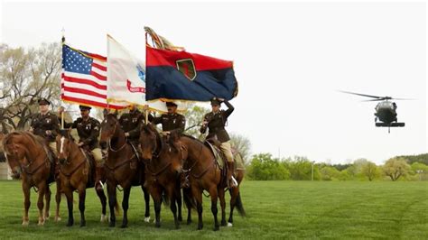 Fort Riley Axes Iconic Mounted Color Guard Unit