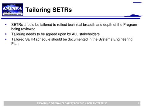 Ppt Safety In Systems Engineering Technical Review Setr Tutorial