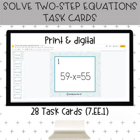 Use Graphs To Solve Equations Task Cards