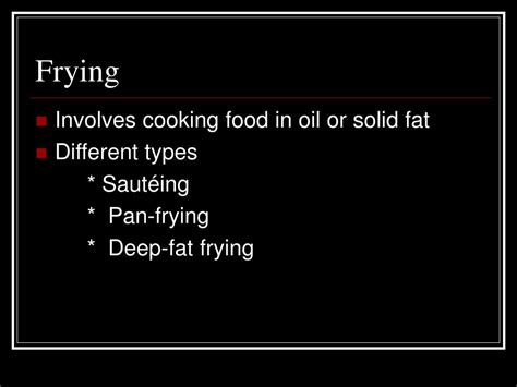 PPT Cooking Methods PowerPoint Presentation Free Download ID