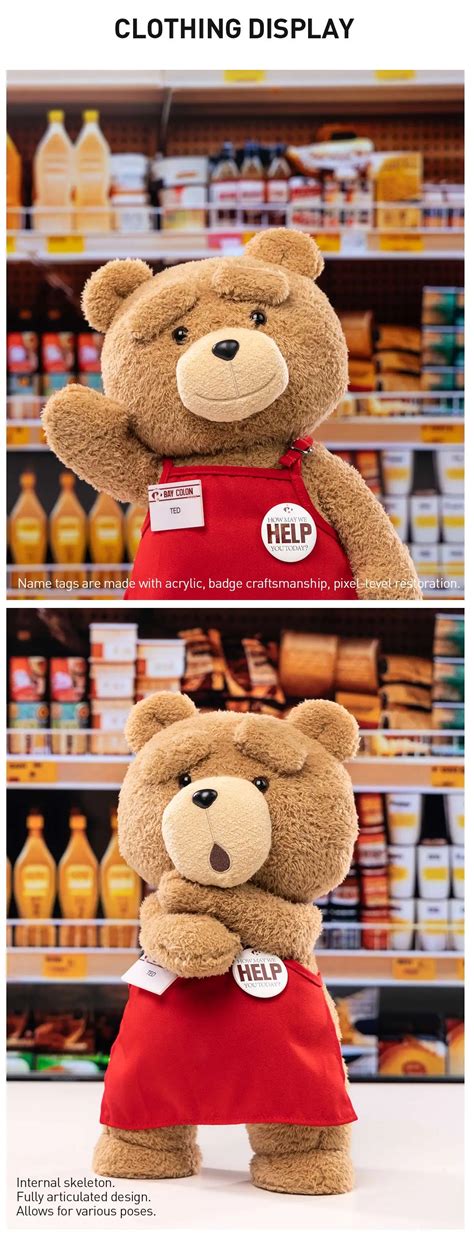 Ted2 Ted Action Plush Doll Plush Toys Pop Mart Canada