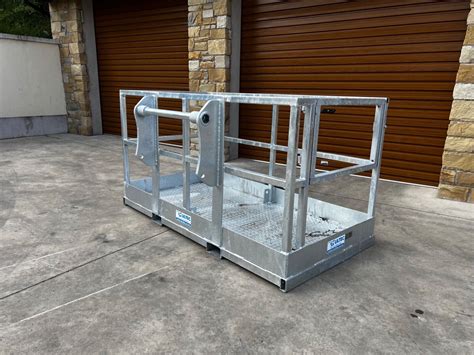 Single Man Lift Basket This Galvanised 8ft Man Lift Safety Basket