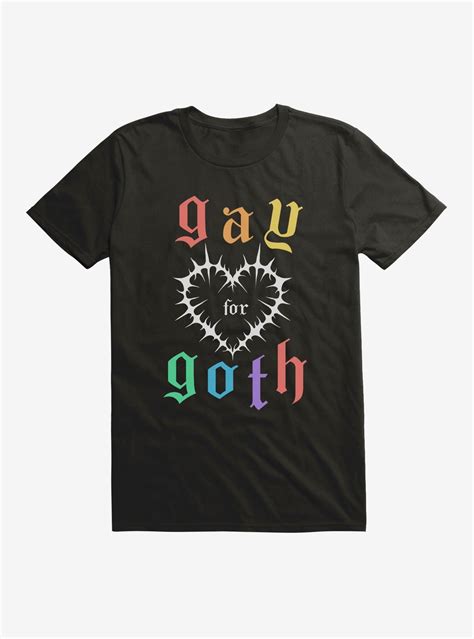 Pride Gay For Goth T Shirt Hot Topic Gay Shirts Pride Shirts Gay Outfit